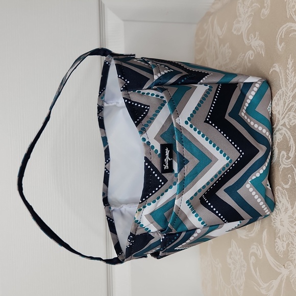 thirty-one | Bags | Thirtyone Bucket Bag Small Tote Basket Dotted ...